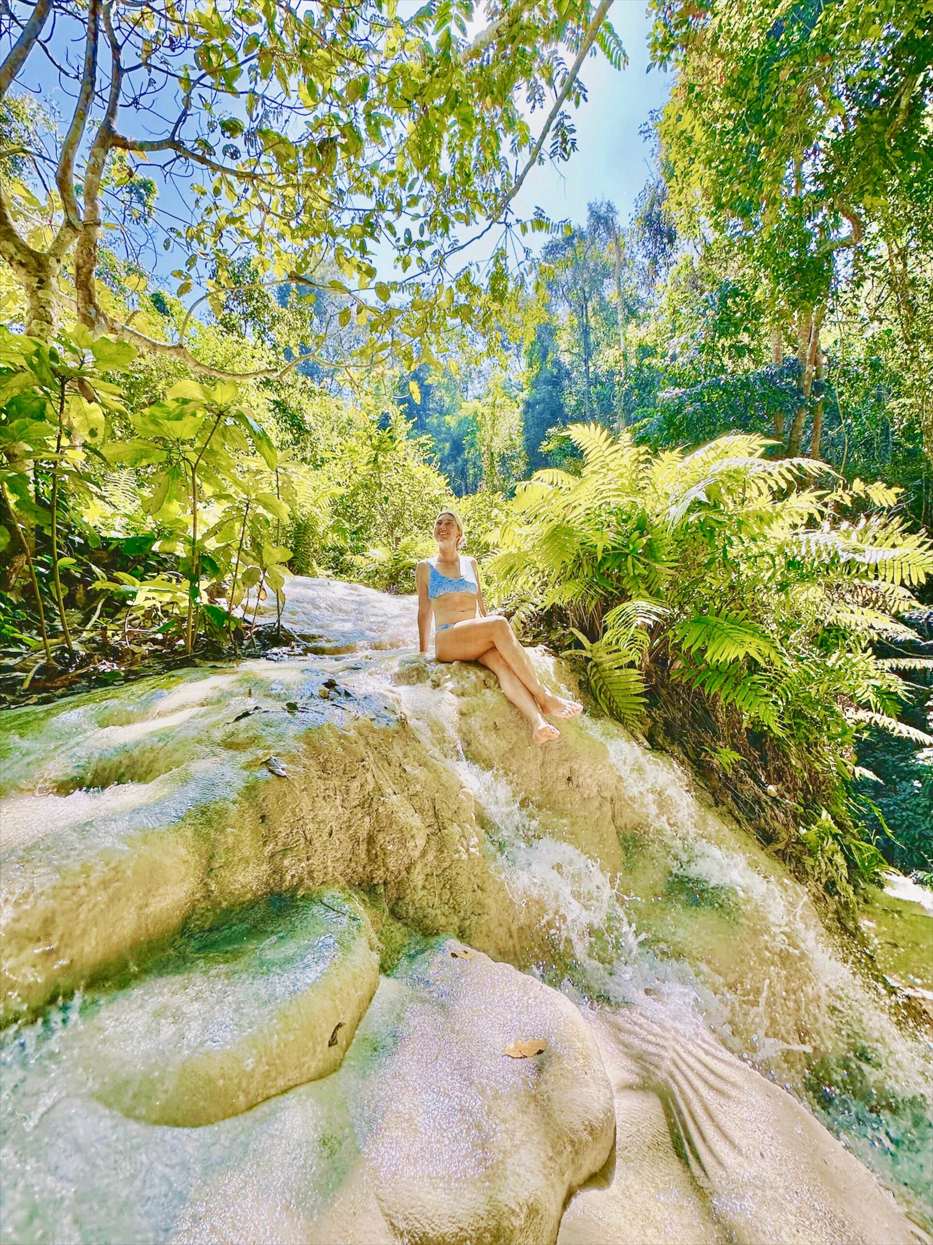 Climbing a Sticky Waterfall at Bua Tong Waterfalls in Chiang Mai - Char ...